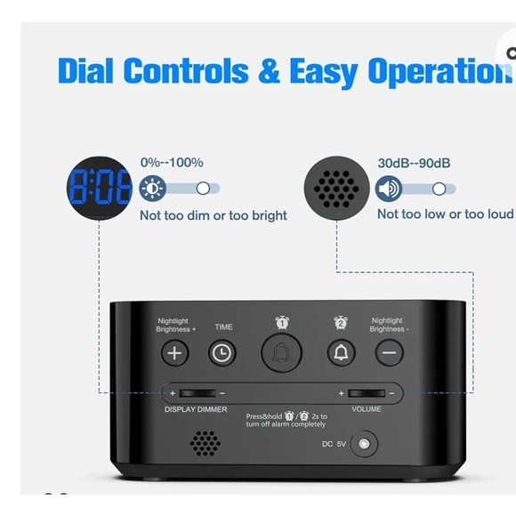 Housebay | Other | Housbay Digital Alarm Clock For Bedrooms Large ...